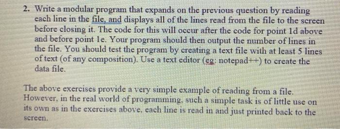 Solved C file handling function, rudimentary uses of files | Chegg.com