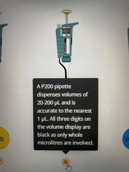 Solved Prepare a Micropipette Instruction Set up the P200 | Chegg.com