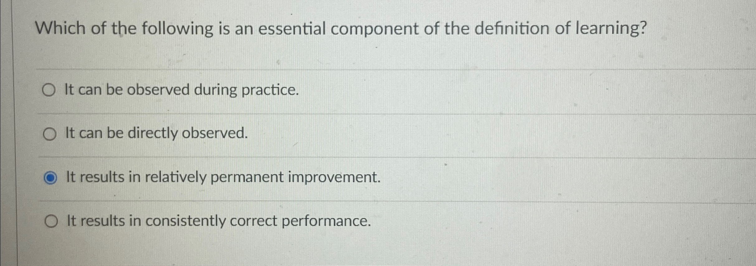 Solved Which of the following is an essential component of | Chegg.com