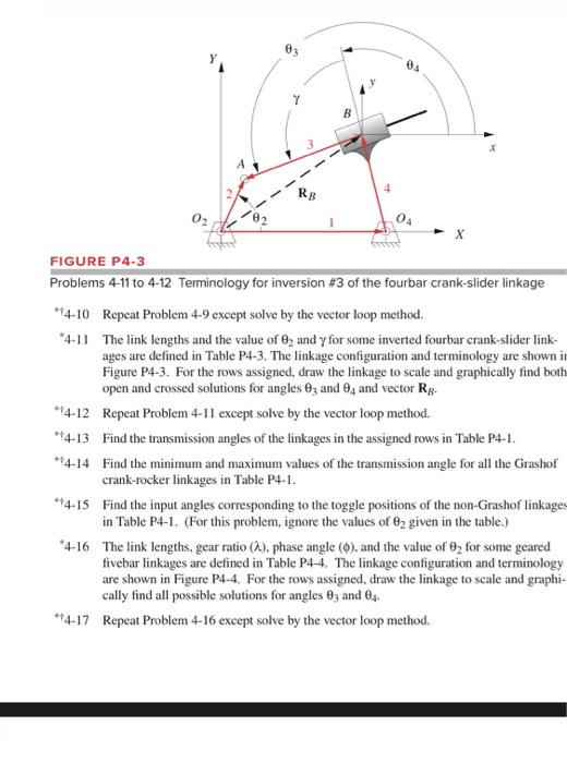 Solved 94 Y B 02 х FIGURE P4-3 Problems 4-11 to 4-12 | Chegg.com