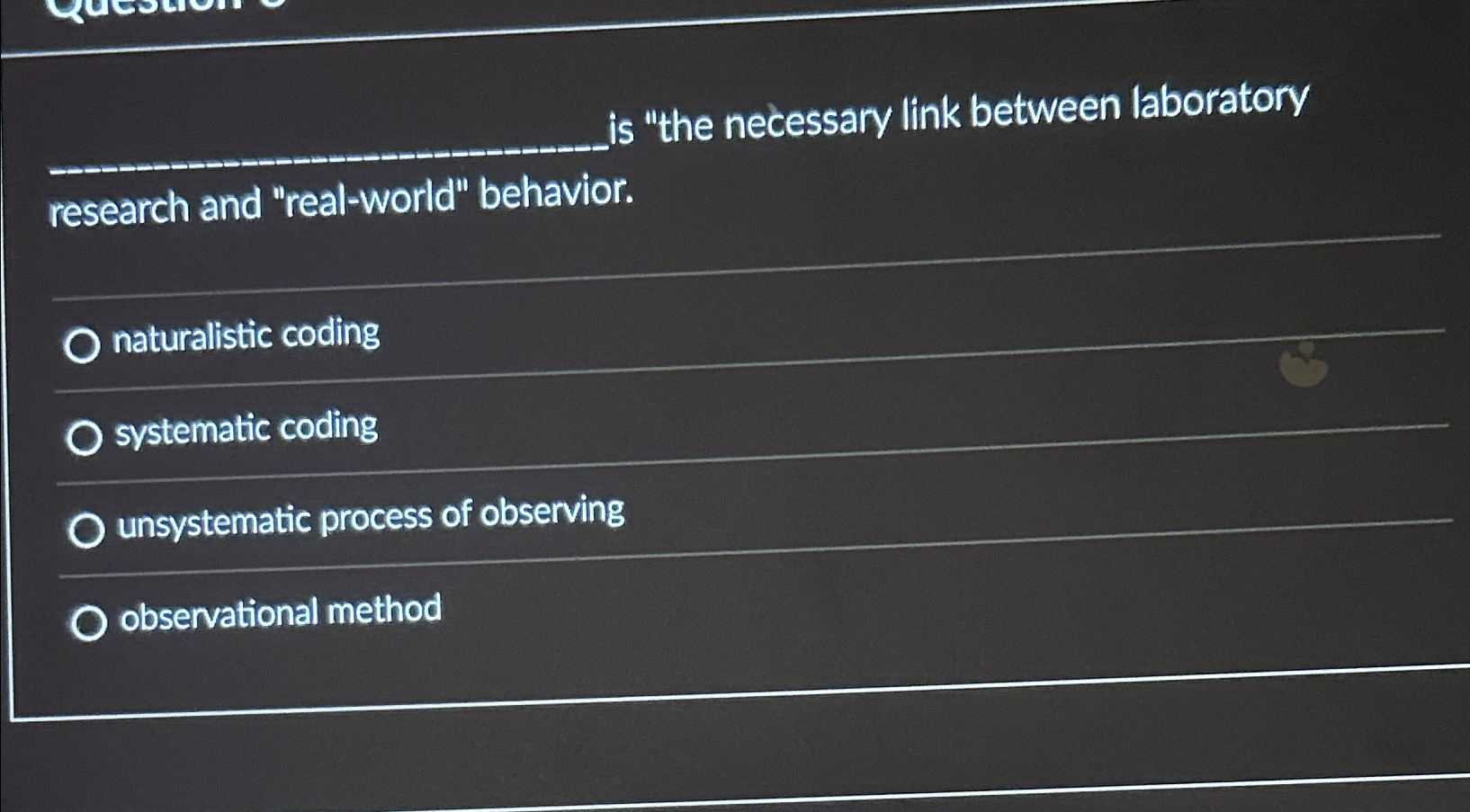 Solved is "the necessary link between laboratory research | Chegg.com