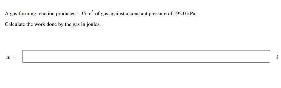 Solved A gas-forming reaction produces 1.35m3 ﻿of gas | Chegg.com