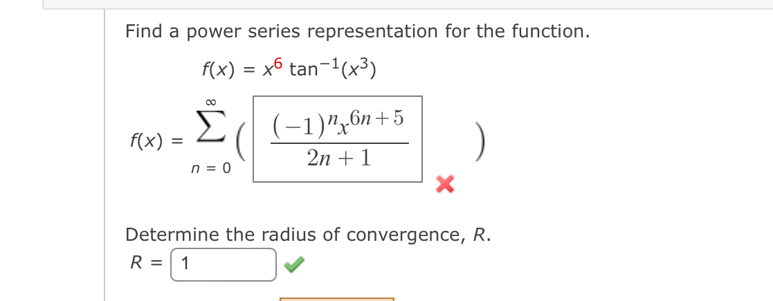 Solved Find a power series representation for the | Chegg.com