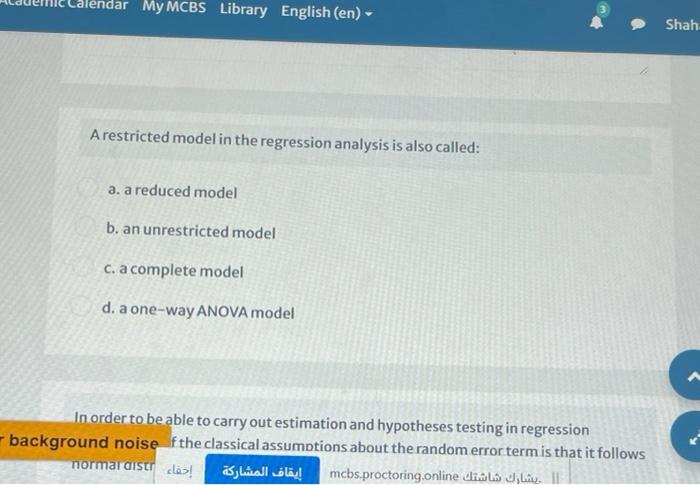 Solved dar My MCBS Library English (en) - Shah A restricted | Chegg.com