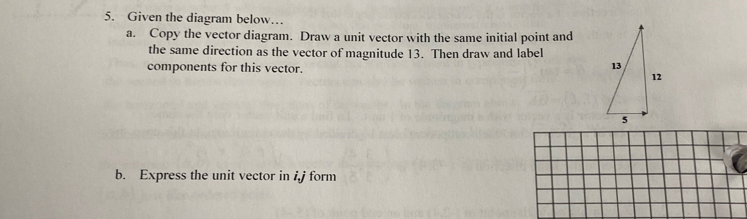 Solved Given the diagram below...a. ﻿Copy the vector | Chegg.com