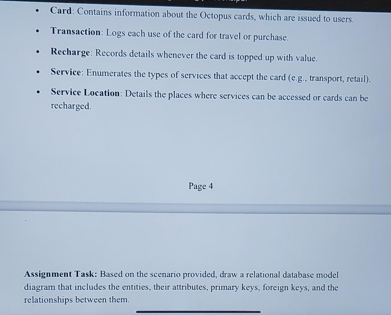 Solved QUESTION C: Octopus Card is a widely used contactless | Chegg.com