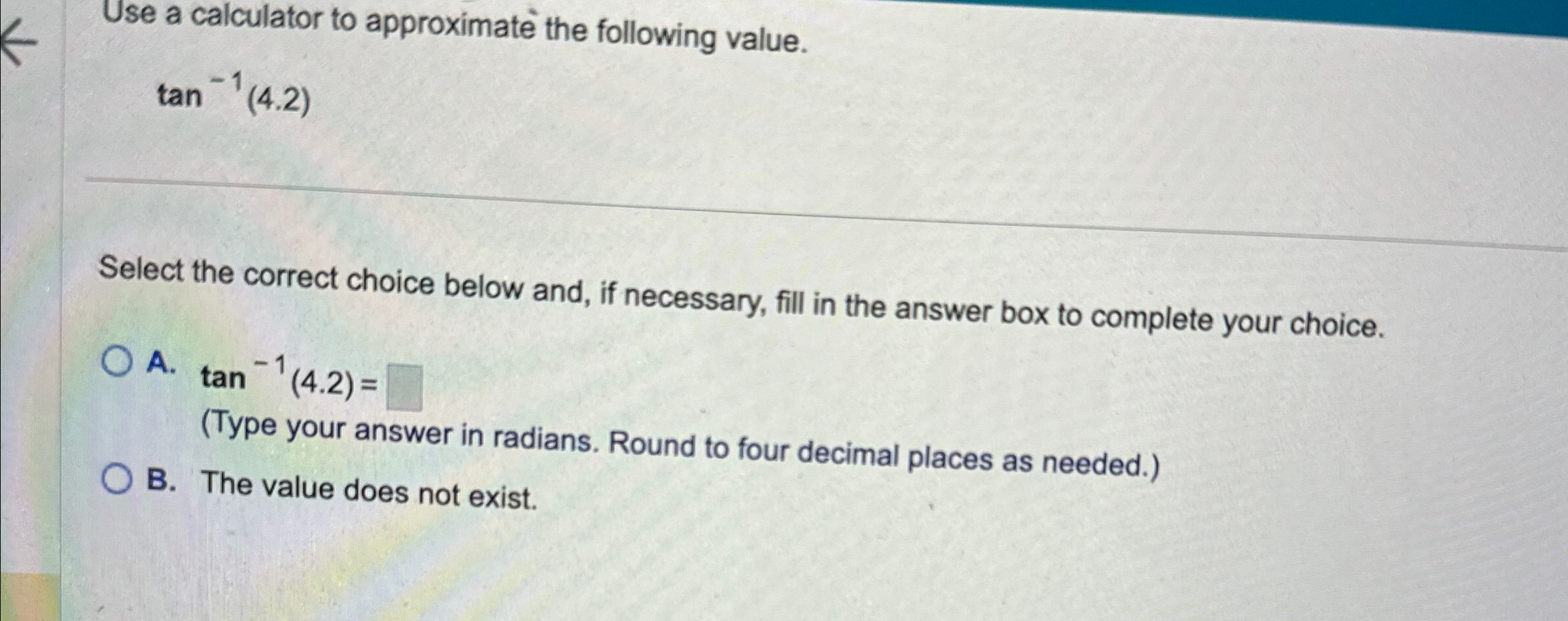 Solved Use a calculator to approximate the following | Chegg.com