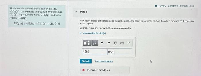 Solved Review 1 Constants Periodic Table Part 6 Under | Chegg.com