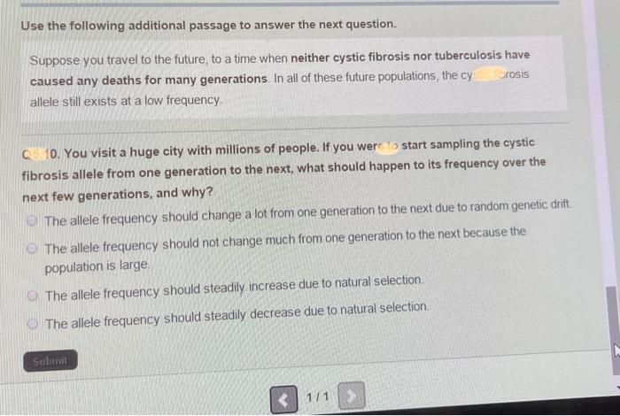Solved Use the following additional passage to answer the | Chegg.com