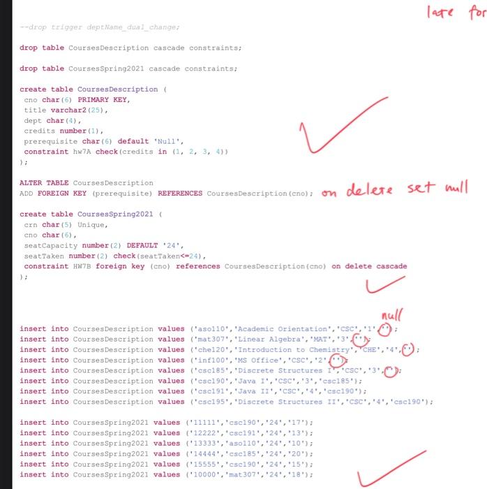 can someone please help me write the necessary | Chegg.com