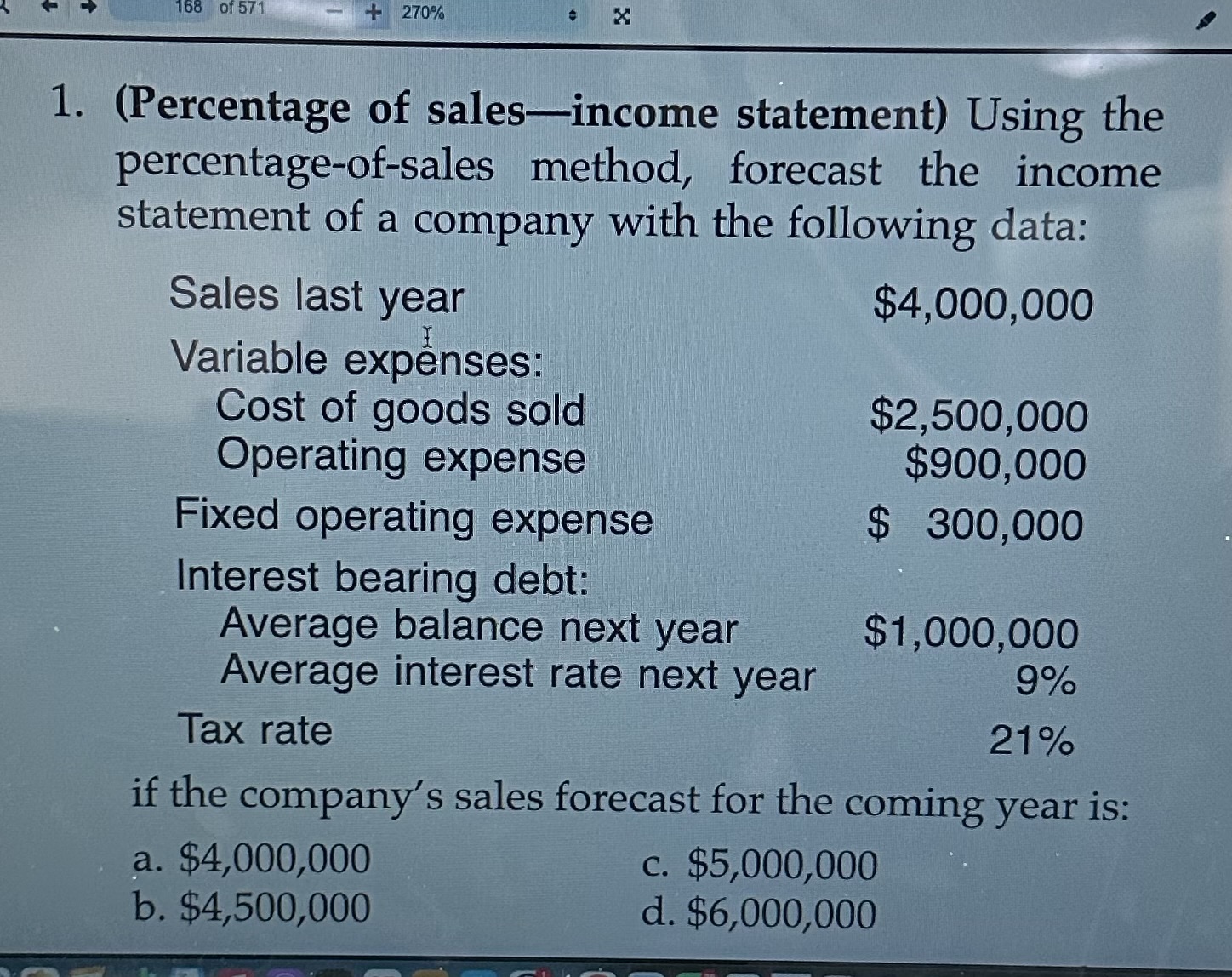 Solved (Percentage of sales-income statement) ﻿Using | Chegg.com