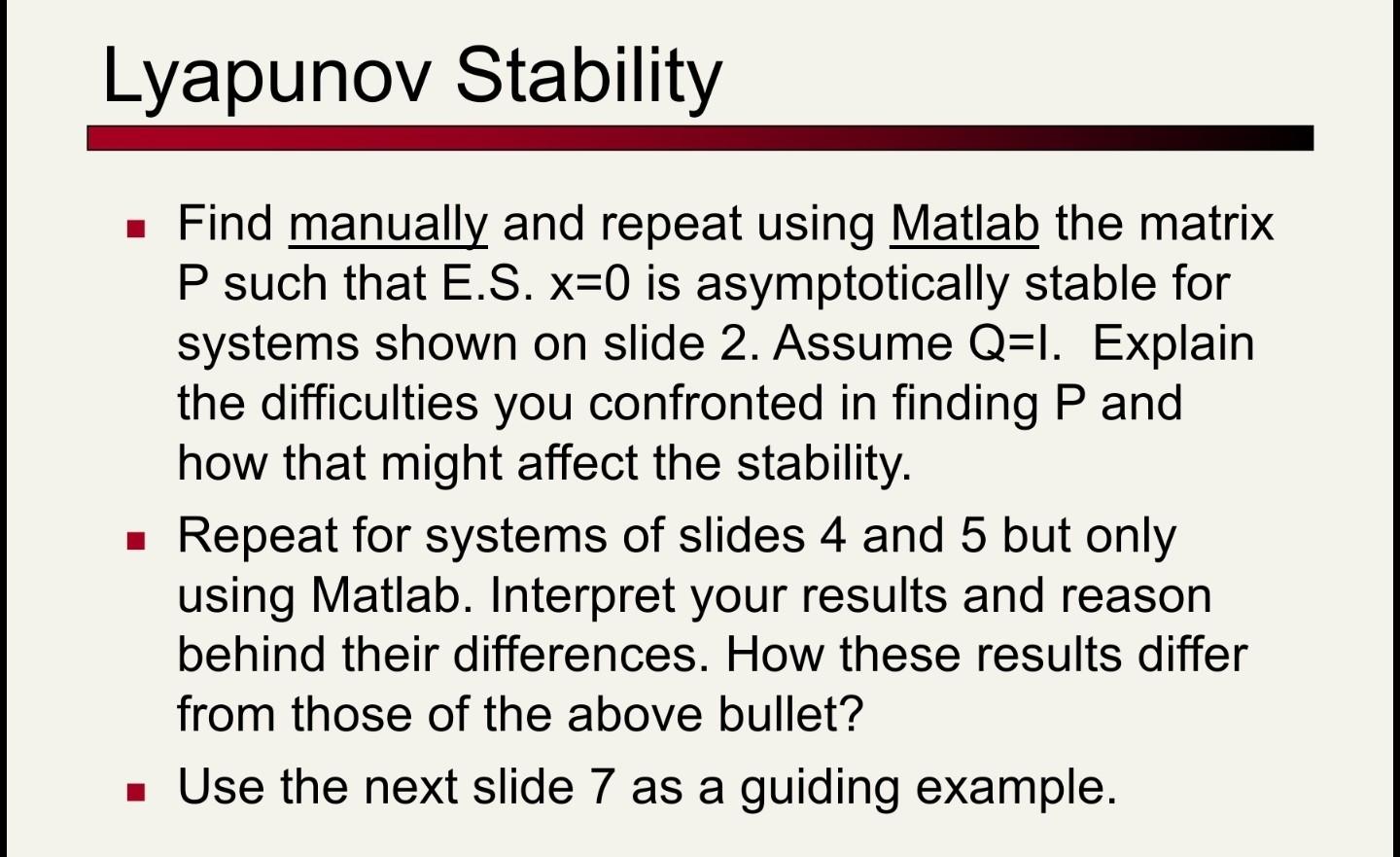 - Find manually and repeat using Matlab the matrix P | Chegg.com