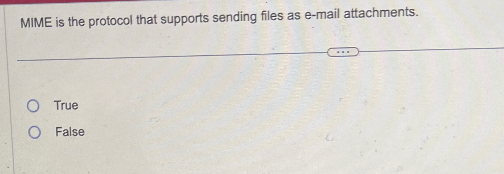 Solved MIME is the protocol that supports sending files as | Chegg.com Solved MIME is the protocol that supports sending files as | Chegg.com