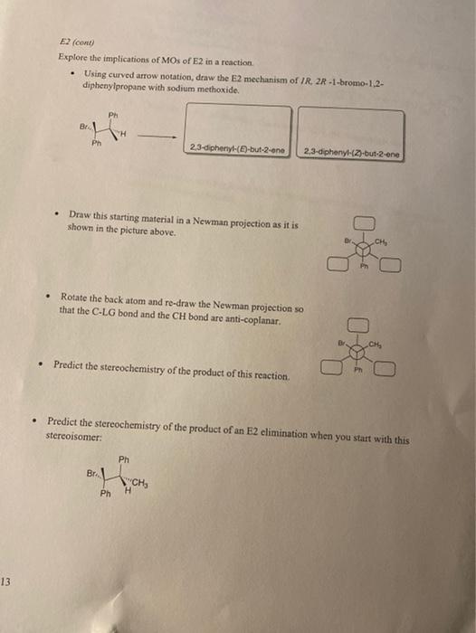 Solved E2 (Com Explore the implications of MOs of E2 in a | Chegg.com