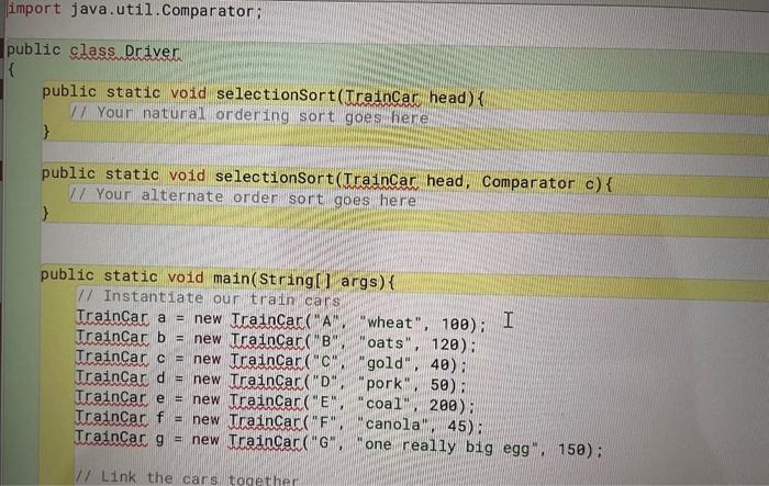 Solved Suppose we want to build a train using a recursive | Chegg.com