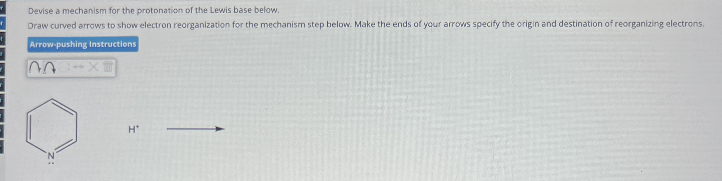 Solved Devise a mechanism for the protonation of the Lewis | Chegg.com