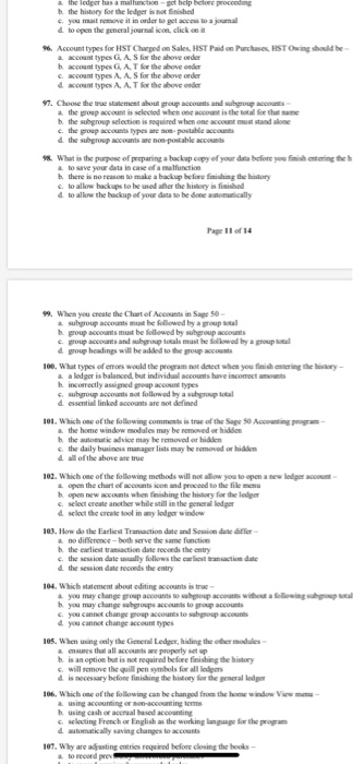 Solved Multiple Choice Ouestions to Rehearse for Test Circle | Chegg.com