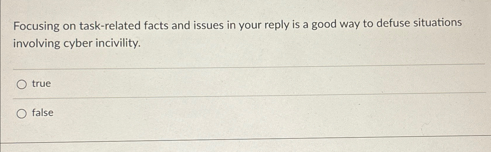 Solved Focusing on task-related facts and issues in your | Chegg.com