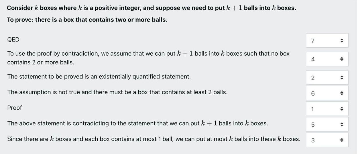Solved Consider k boxes where k is a positive integer, and | Chegg.com