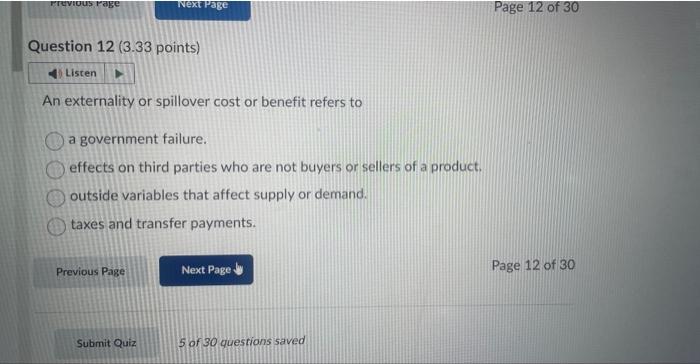 Solved Changes in the determinants (outside variables) of | Chegg.com