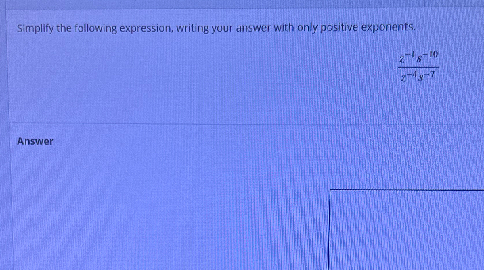 Solved Simplify the following expression, writing your | Chegg.com
