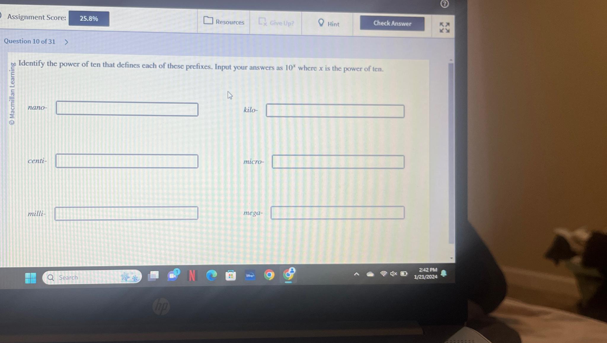 Solved Assignment Score:ResourcesGive Up?HintQuestion 10 ﻿of | Chegg.com