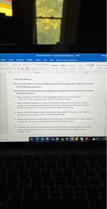 Teala Case Analyse: Please use a couple of concise | Chegg.com