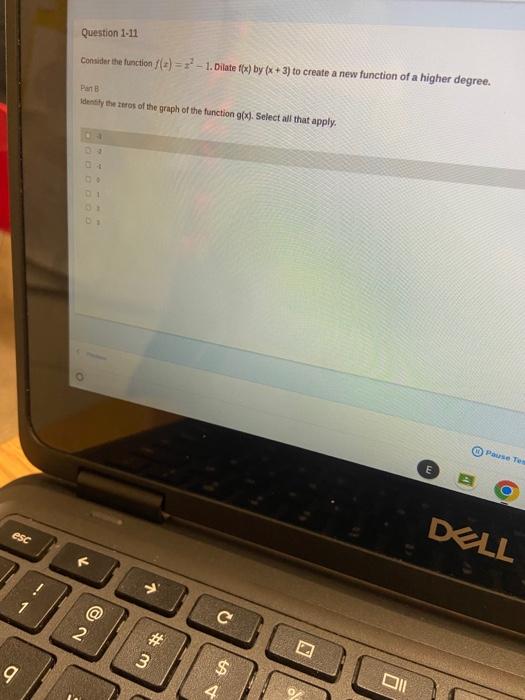 Conaidar the function f(x)=x2−1. Dilate f(x) by (x+3) | Chegg.com