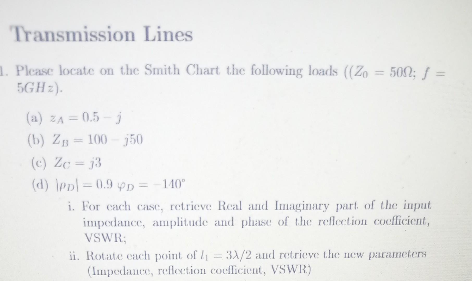 Solved how to find input impedance without knowing the | Chegg.com