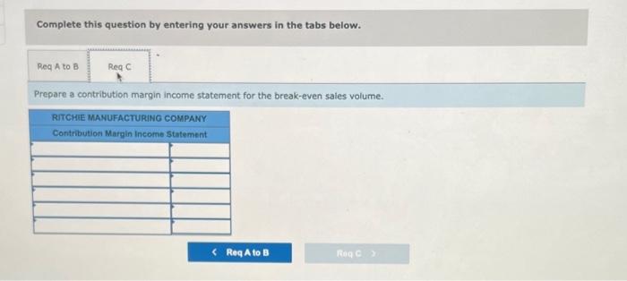 Solved Problem 11-28A (Algo) Determining the break-even | Chegg.com