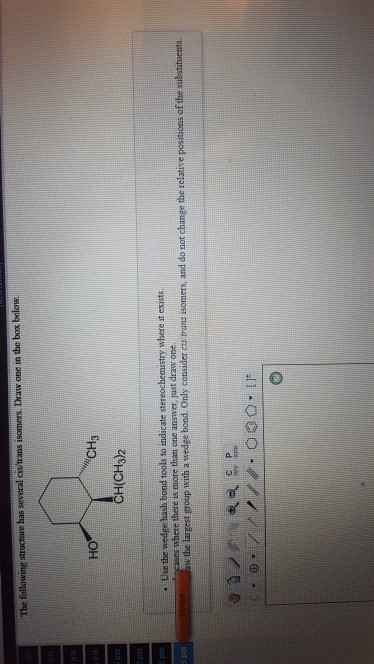 Solved The following structure has several cis/trans isomers | Chegg.com