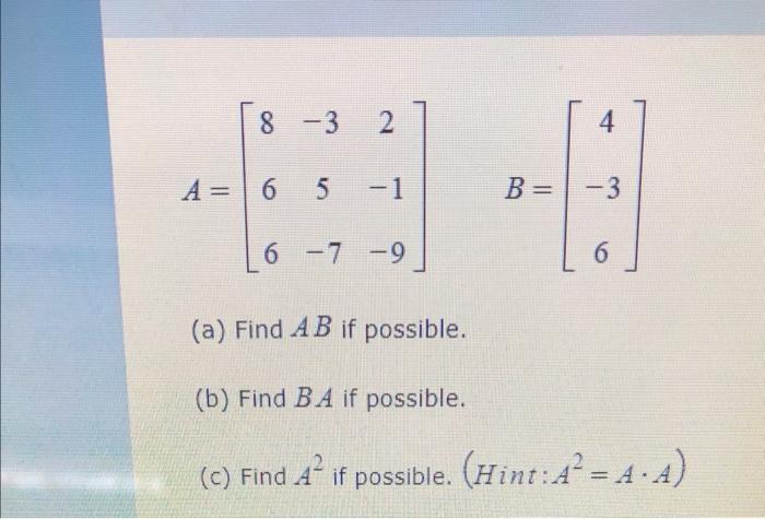 Solved (a) Give the order of the matrix. (b) Classify the | Chegg.com
