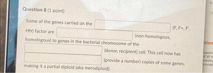 Solved Question 7 (1 point) Is an F' cell always a | Chegg.com