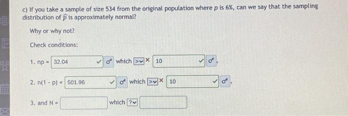 Solved b) Redo part a assuming p has increased to 87%. Check | Chegg.com