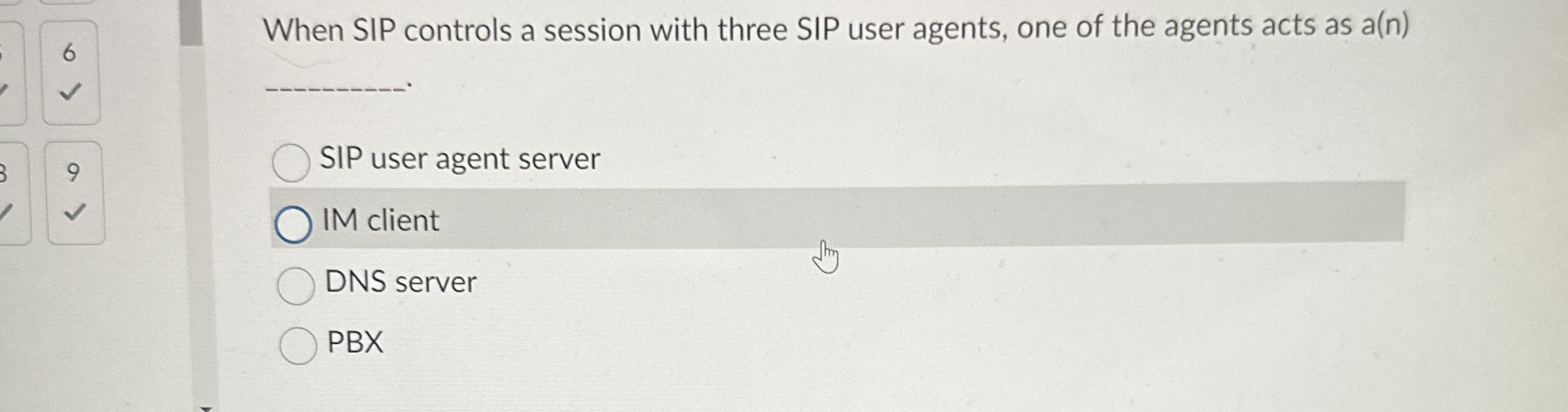 Solved When SIP controls a session with three SIP user | Chegg.com