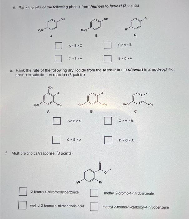 Solved 1. Complete the following synthetic schemes. Provide | Chegg.com
