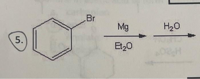 Solved 5. Et2O Mg H2O | Chegg.com