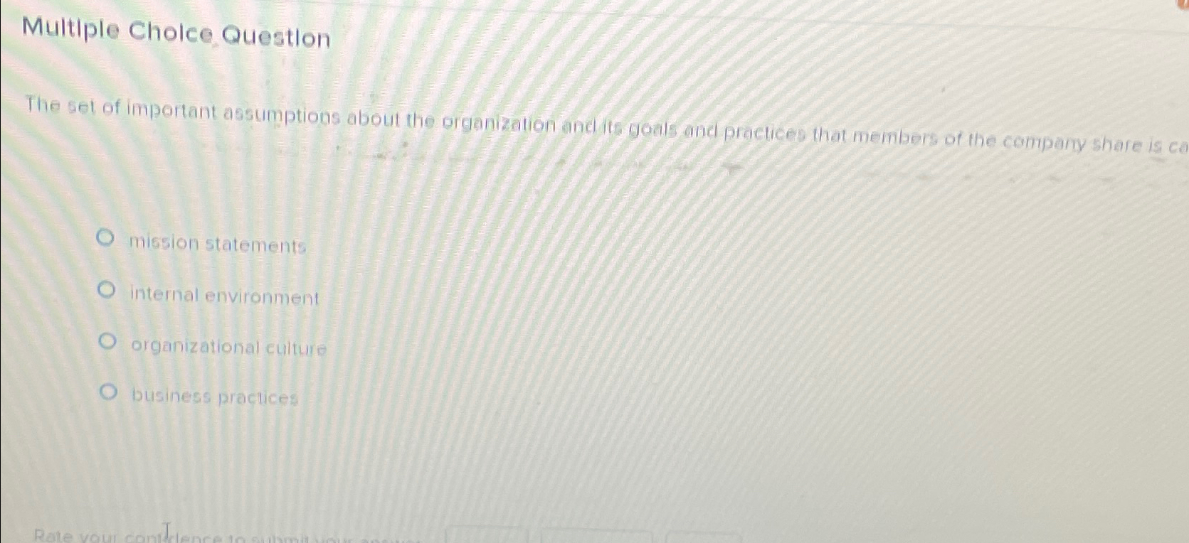 Solved Multiple Cholce QuestionThe set of important | Chegg.com