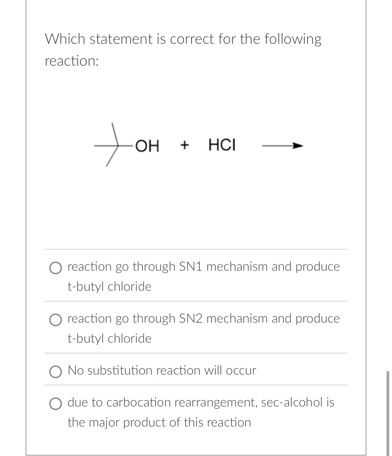 Solved by an EXPERT Which statement is correct for the following | Chegg.com