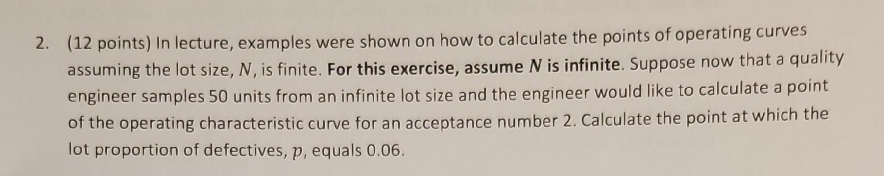 Solved 2. (12 points) In lecture, examples were shown on how | Chegg.com