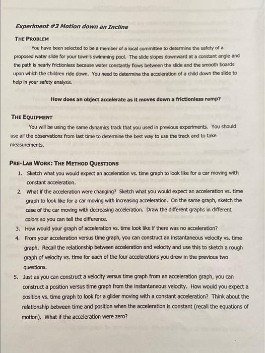 Solved I need help with the pre-lab work 1-5, not sure how | Chegg.com