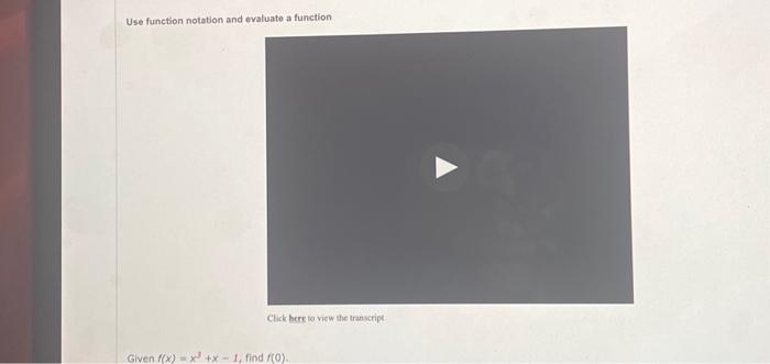 Solved Use function notation and evaluate a function Click | Chegg.com Solved Use function notation and evaluate a function Click | Chegg.com