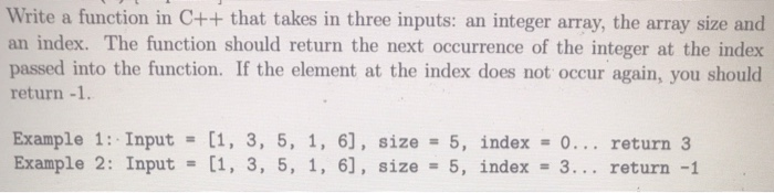 Solved Write a function in C++ that takes in three inputs: | Chegg.com