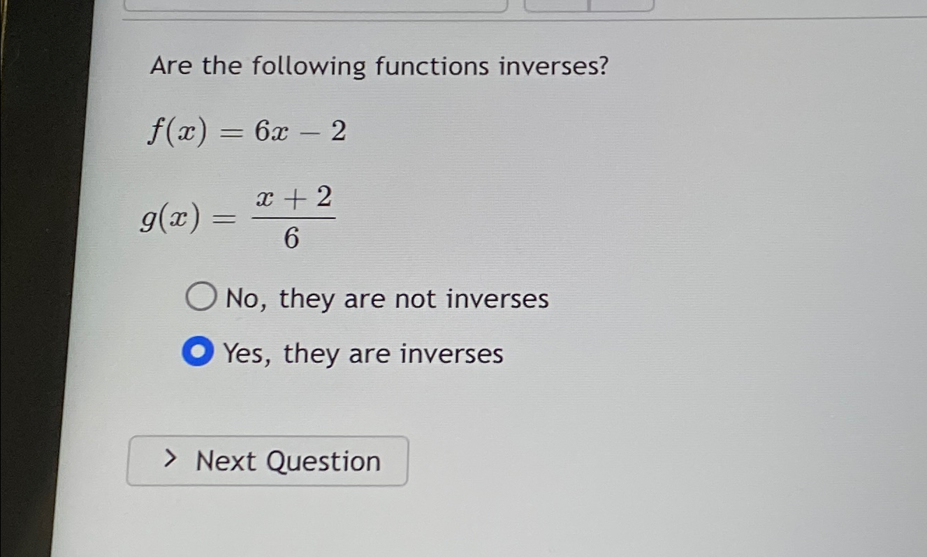 Solved Are the following functions | Chegg.com