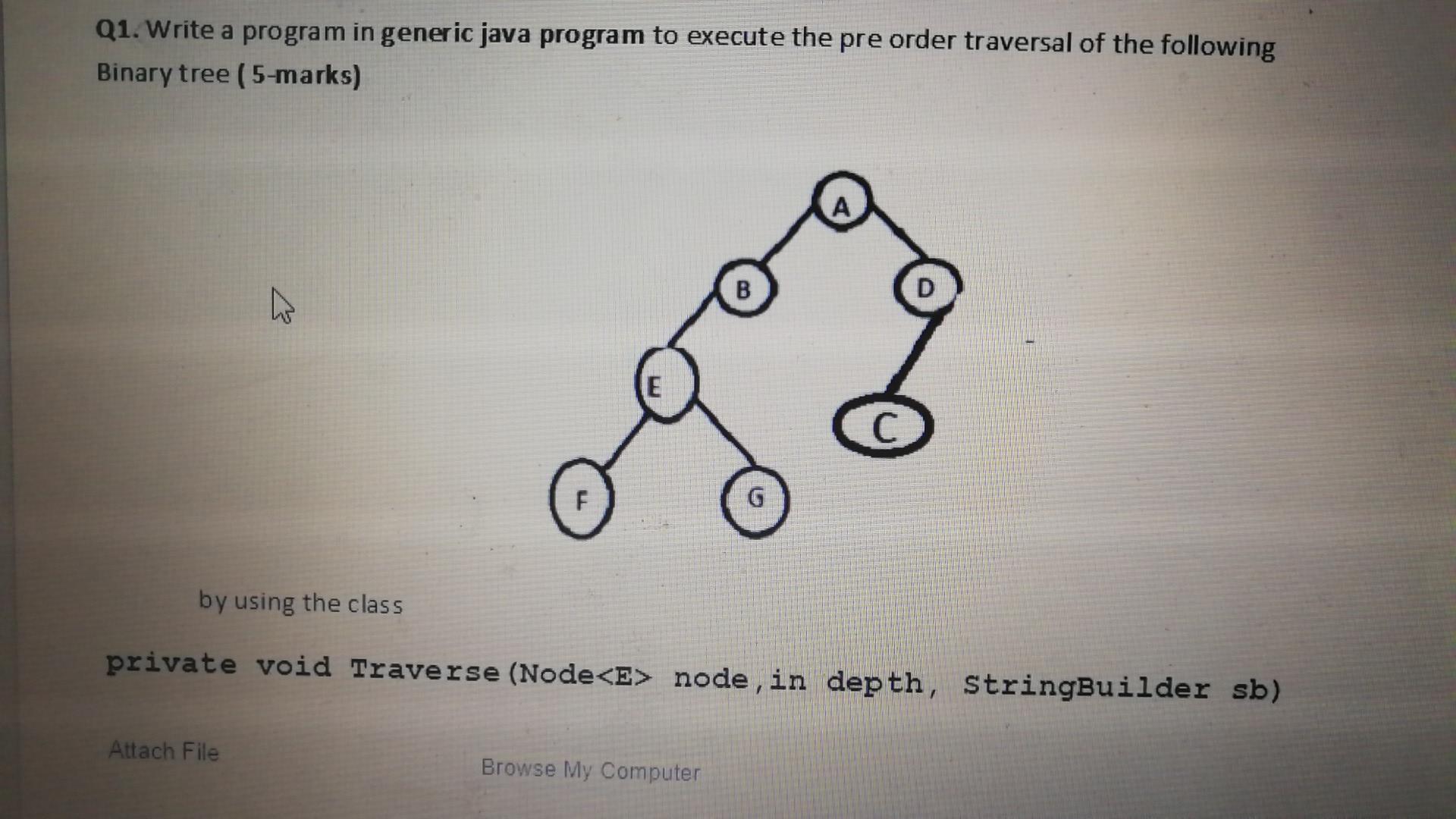 Solved Q1. Write a program in generic java program to | Chegg.com