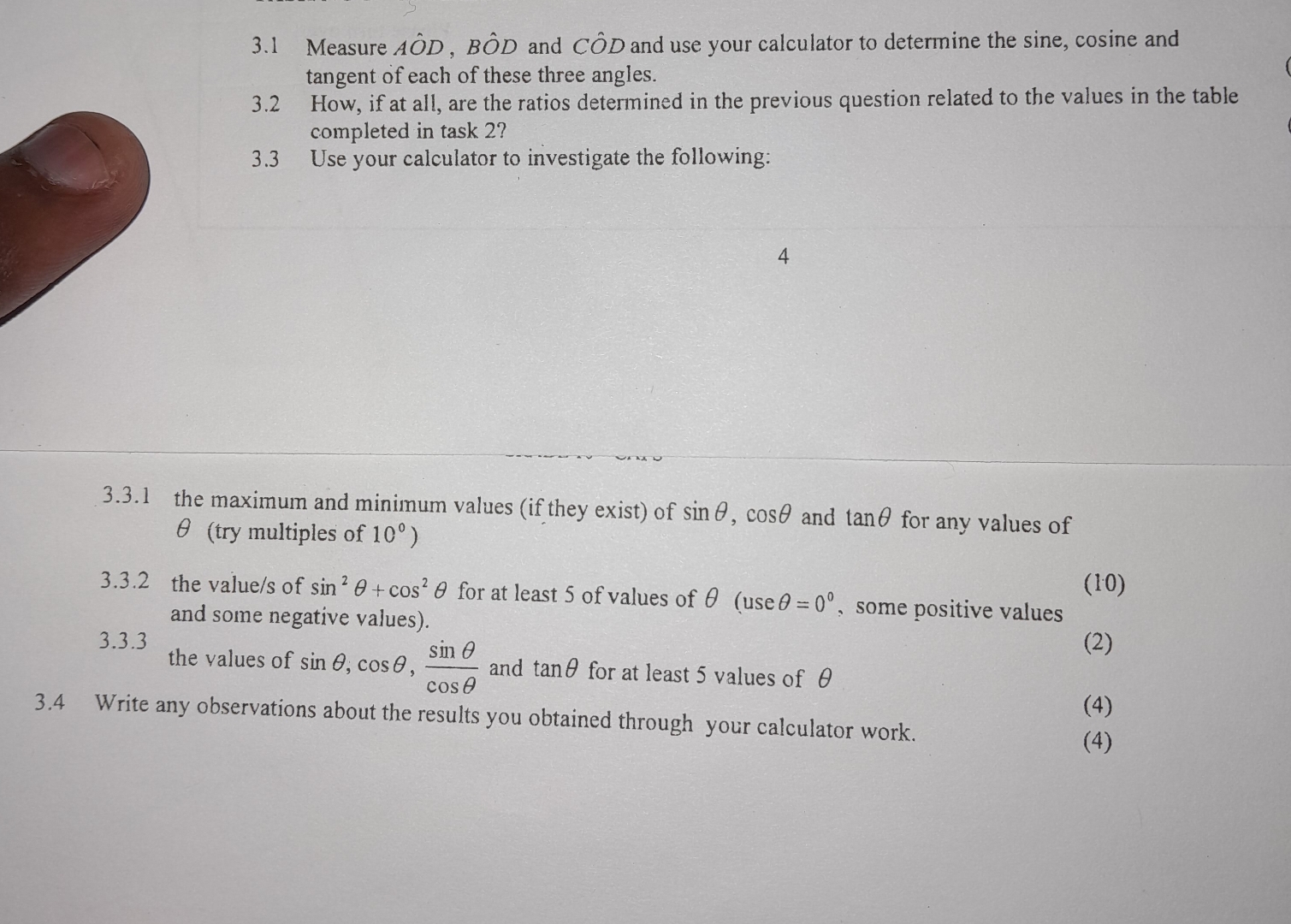 Solved 3.43.1 ﻿Measure AOD, BÖD and CôD and use your | Chegg.com