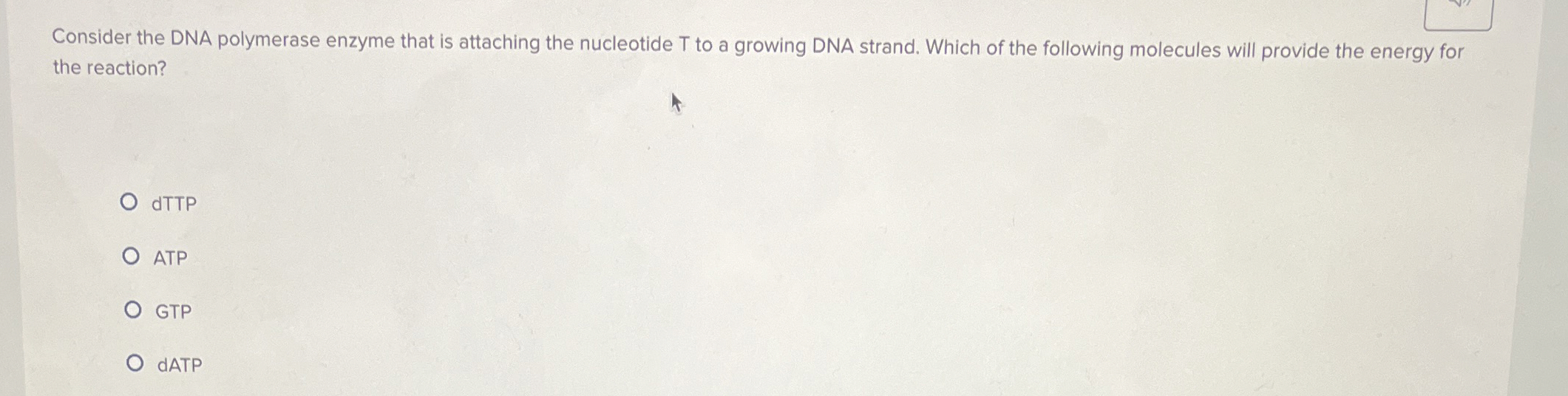 Solved Consider the DNA polymerase enzyme that is attaching | Chegg.com