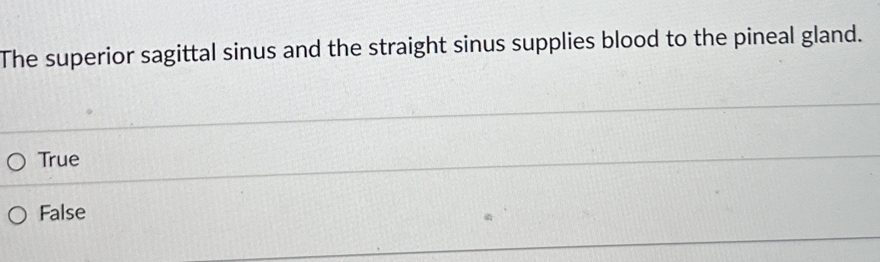 Solved The superior sagittal sinus and the straight sinus | Chegg.com