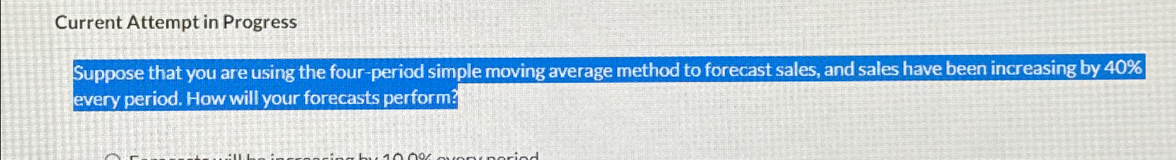 Solved Current Attempt in ProgressSuppose that you are using | Chegg.com