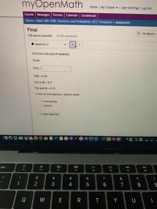 Solved myOpenMath Home My Classes User Settings Log Out | Chegg.com